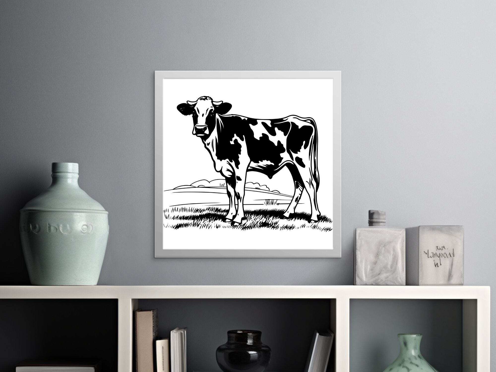 HOLSTEIN DAIRY COW Svg, Holstein Cattle Svg Files for Cricut, Holstein ...