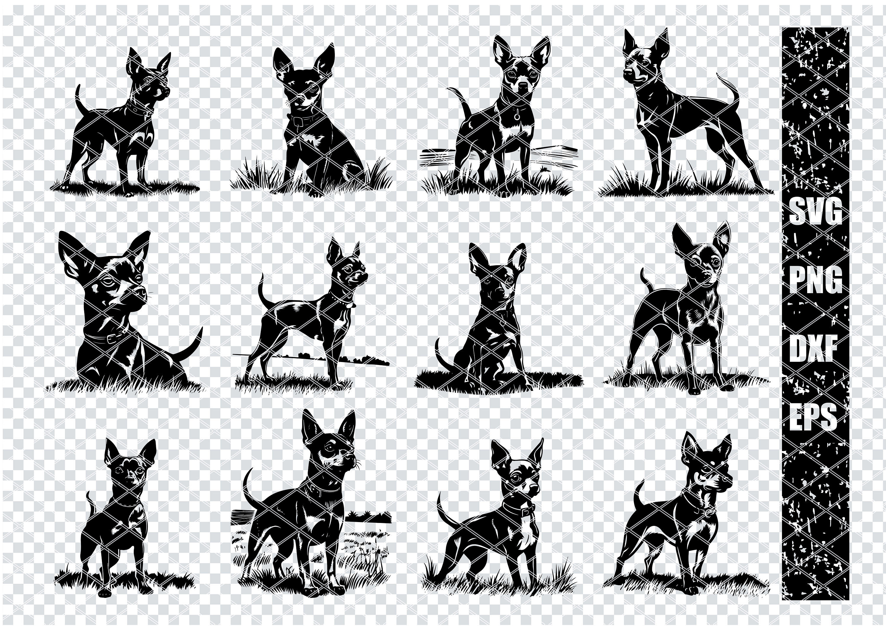 MINI PINSCHER DOG Svg, Mini Pinscher Breed Svg Files for Cricut, Mini ...