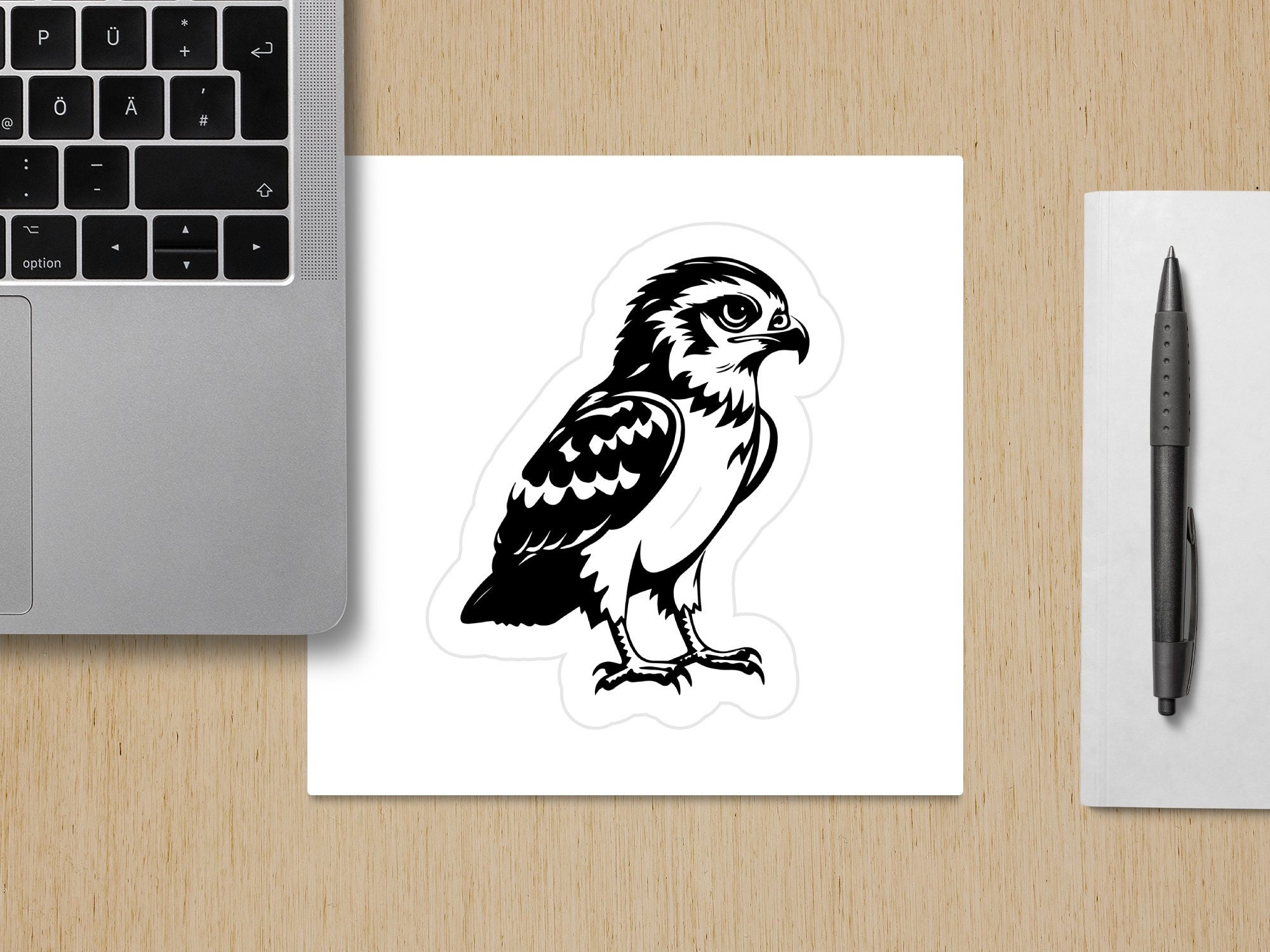 CUTE BABY HAWK Svg, Hawk Hatchling Svg Files for Cricut, Adorable Baby ...