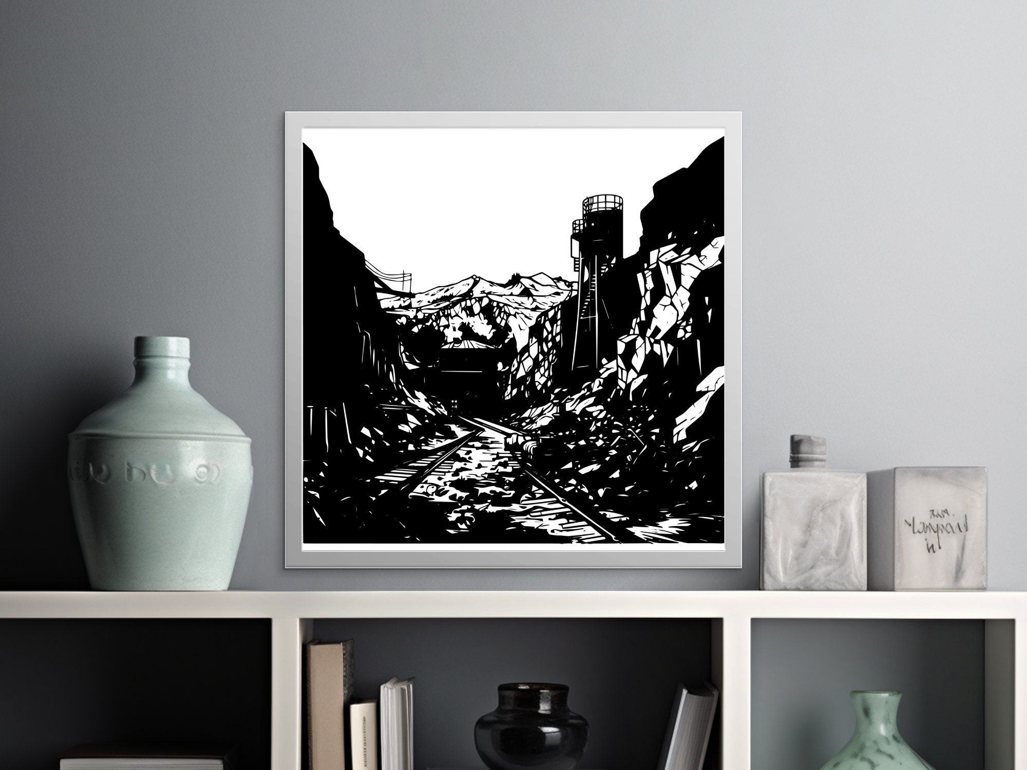 MINE PIT SVG, Quarry Mine Svg Files for Cricut, Rock Quarry Clipart ...