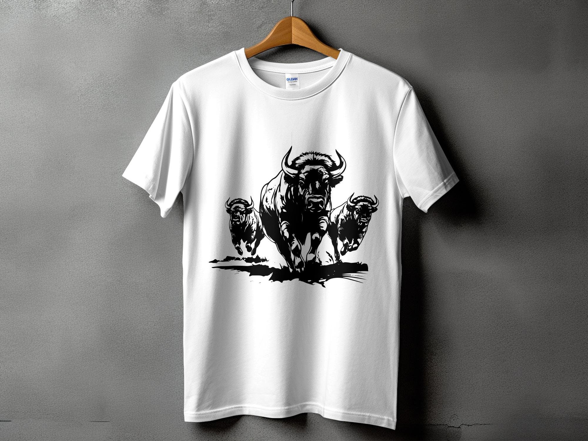 AMERICAN BISON CHARGE Svg, Buffalo Gallop Svg Files for Cricut, Bison ...