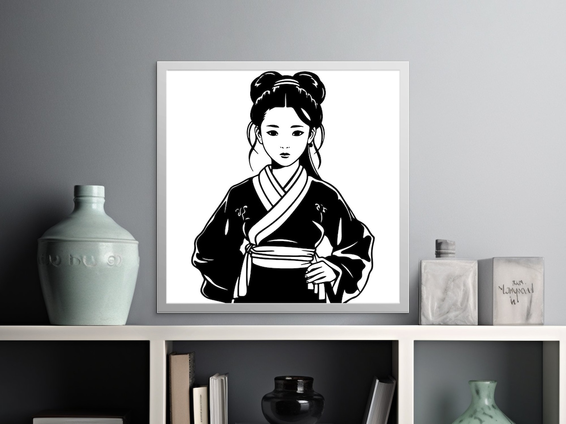 KOREAN GIRL SVG, Korean Girl Kid Svg Files for Cricut, Korean ...