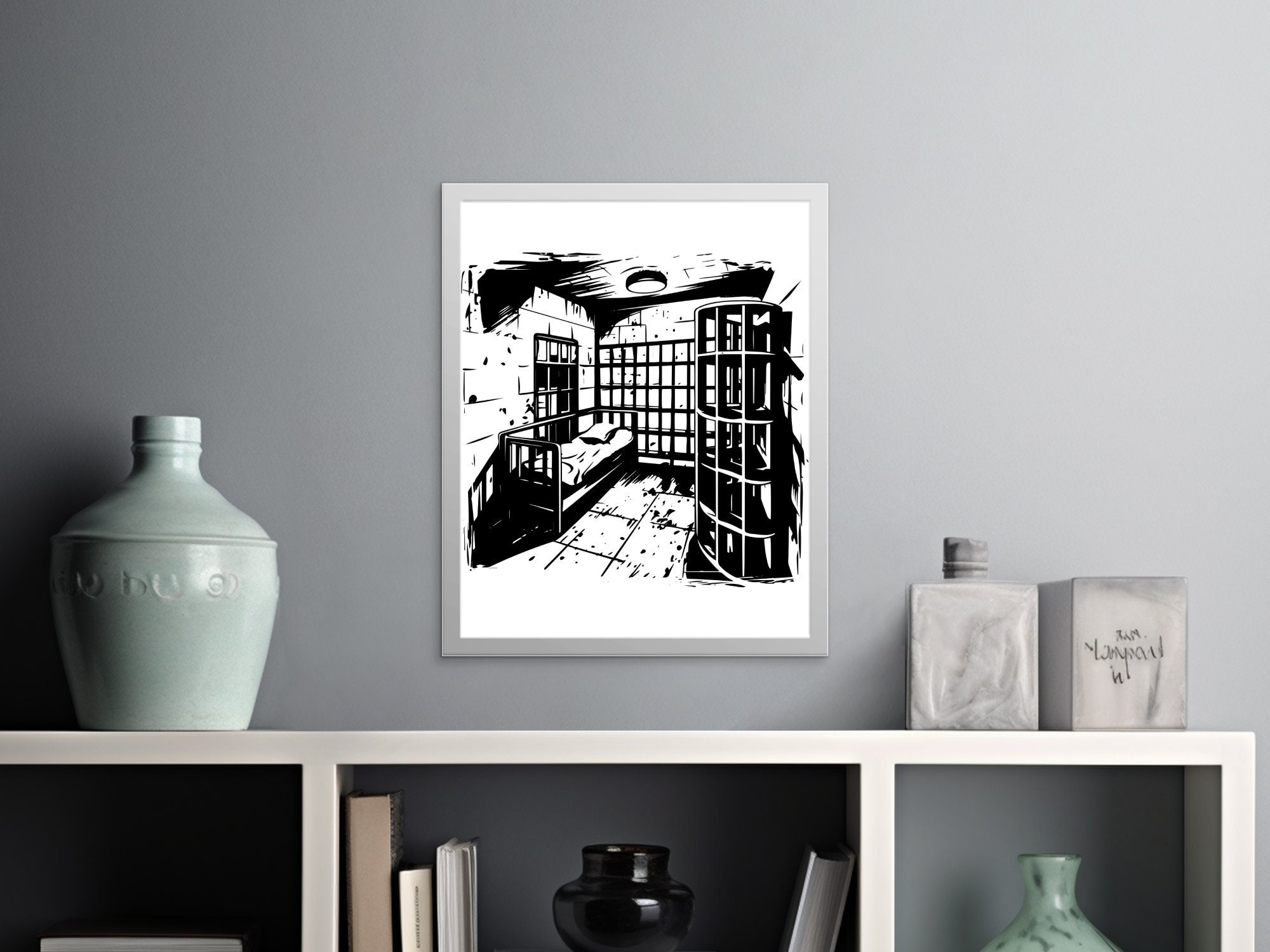 Buy PRISON JAIL CELL Svg, Dungeon Cell Svg Files for Cricut ...