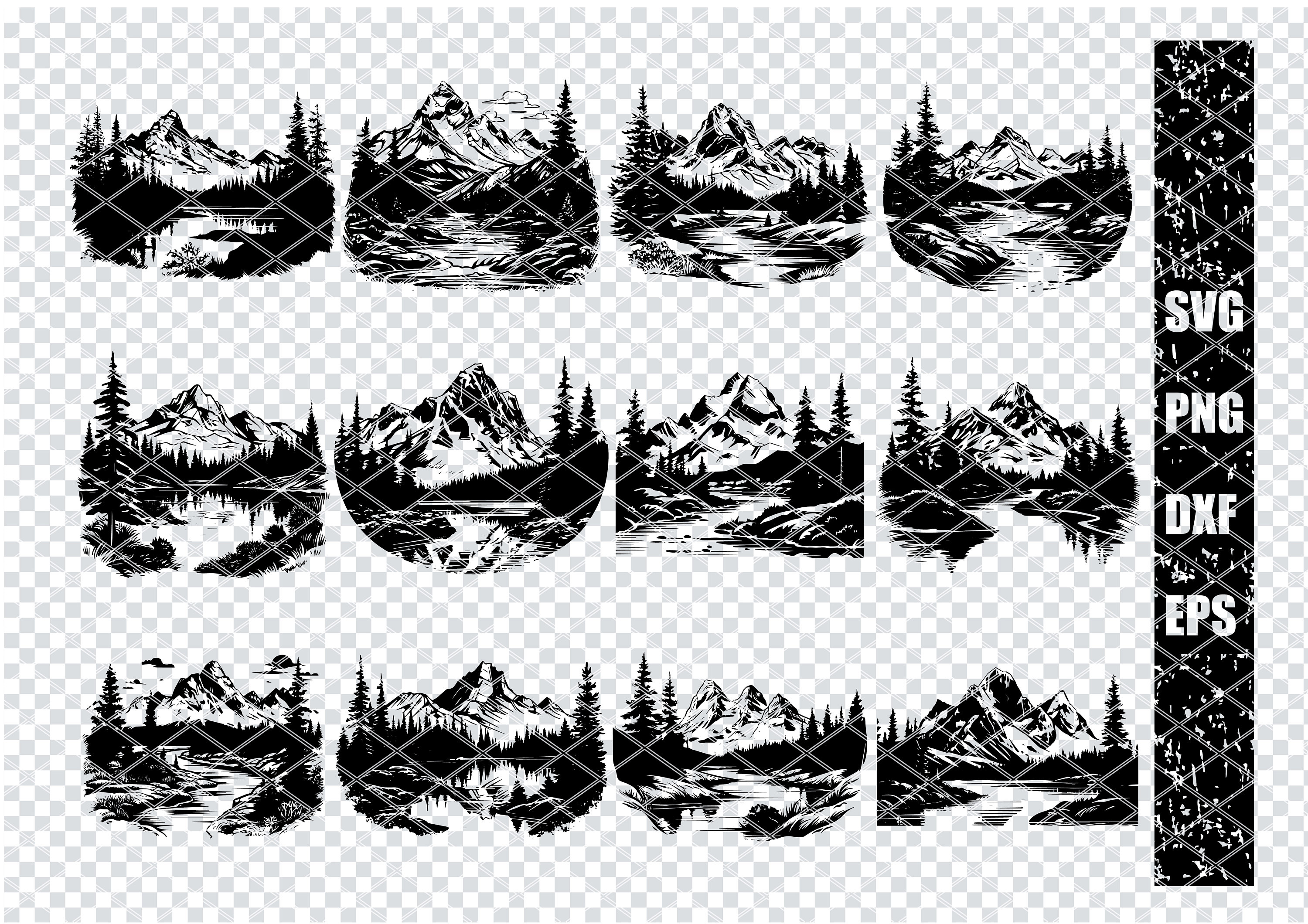 GLACIER NATIONAL PARK Svg, Glacier Park Montana Svg Files for Cricut ...