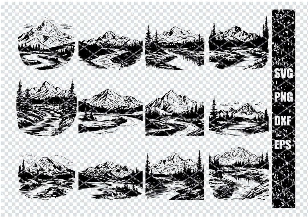 DENALI NATIONAL PARK Svg, Alaska Mount Mckinley Svg Files for Cricut ...