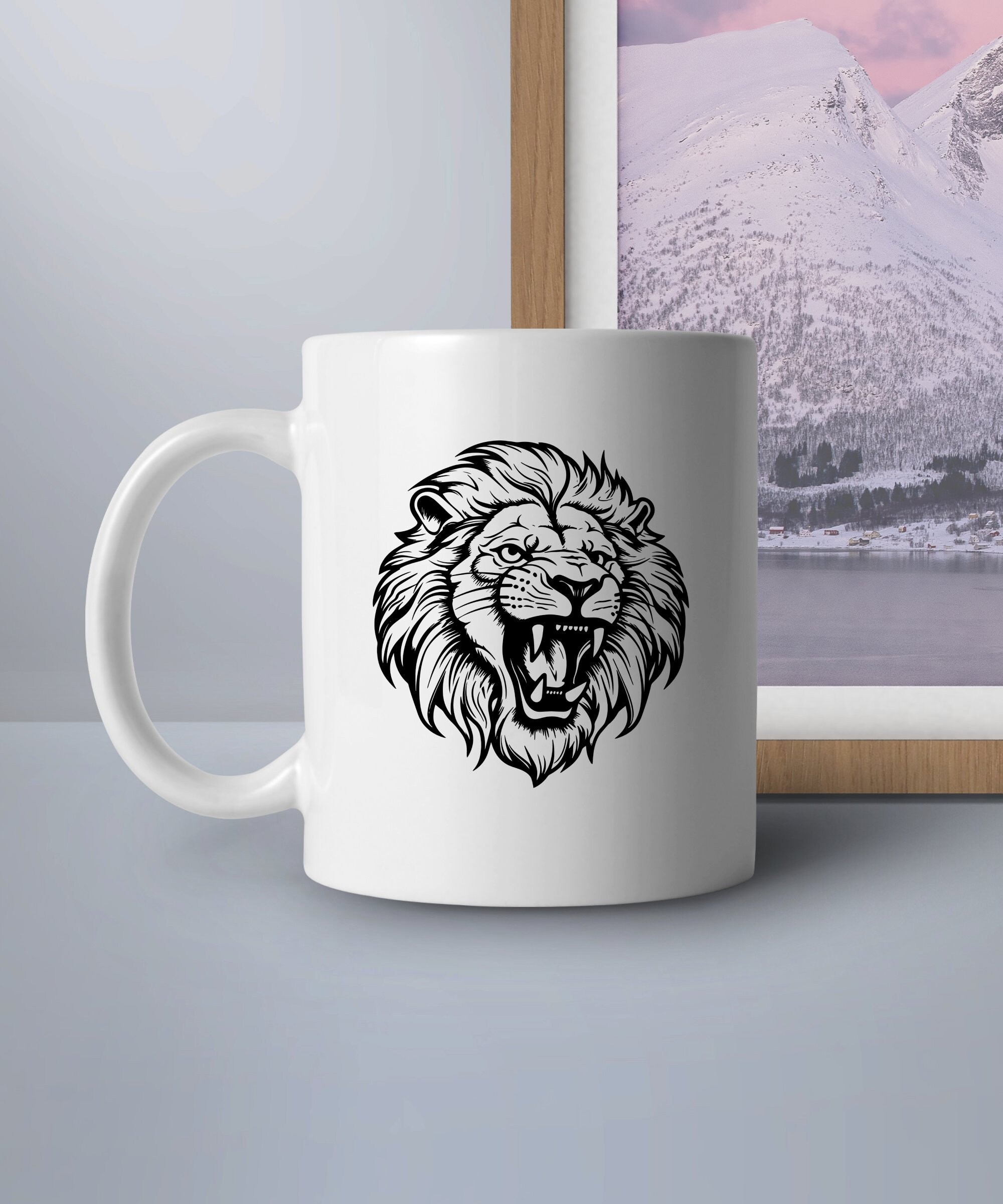 ANGRY LION HEAD Svg, Lion Head Svg, Lion Clipart, Lion Head Svg Cut ...