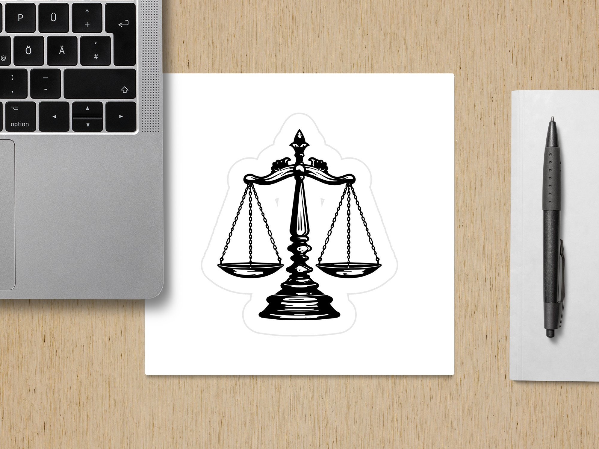 JUSTICE SCALE SVG, Justice Balance Svg Files for Cricut, Justice Scale Balance Clipart, Laser ...
