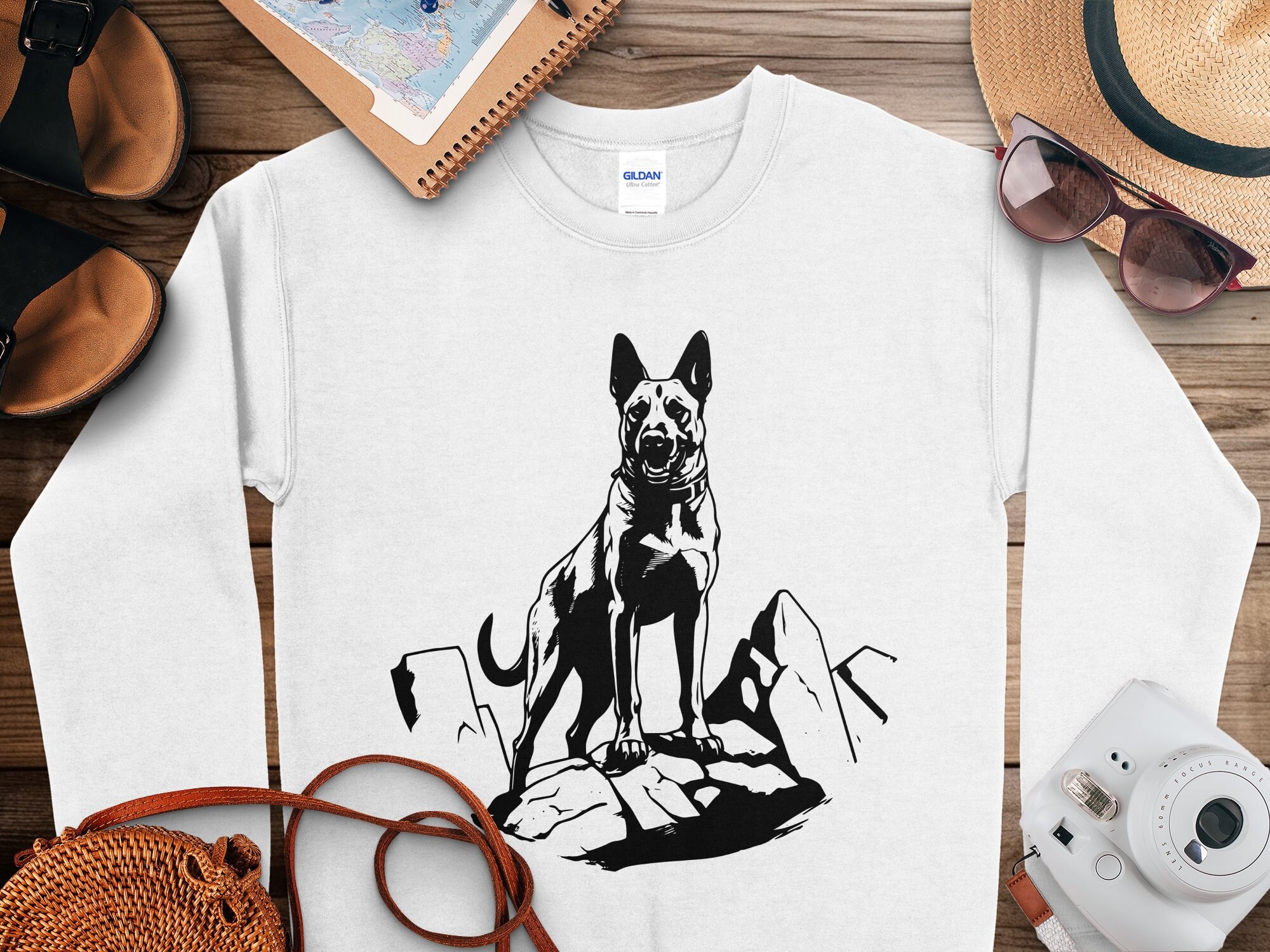 BELGIAN MALINOIS SHEPHERD Dog Svg, Belgian Malinois Police Canine Svg ...