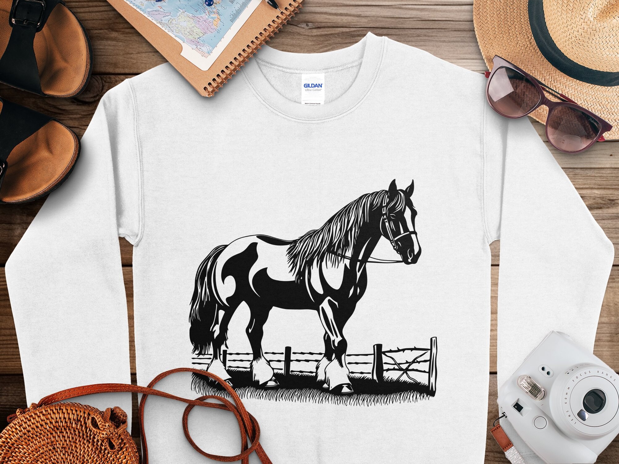 SHIRE DRAFT HORSE Svg, British Working Horse Svg Files for Cricut ...