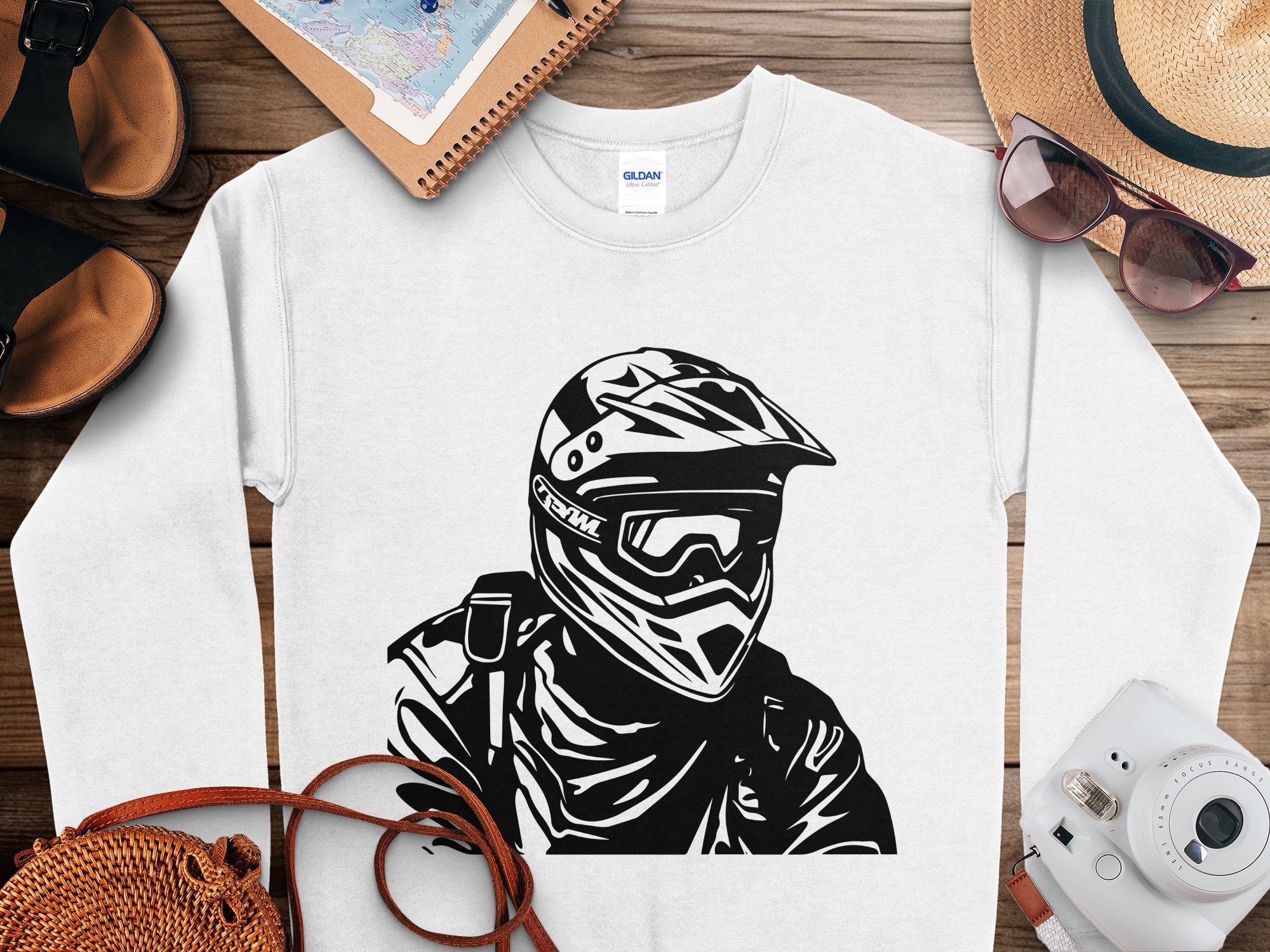 DIRT BIKE HELMET Svg, Motocross Helmet Svg Files for Cricut, Enduro ...