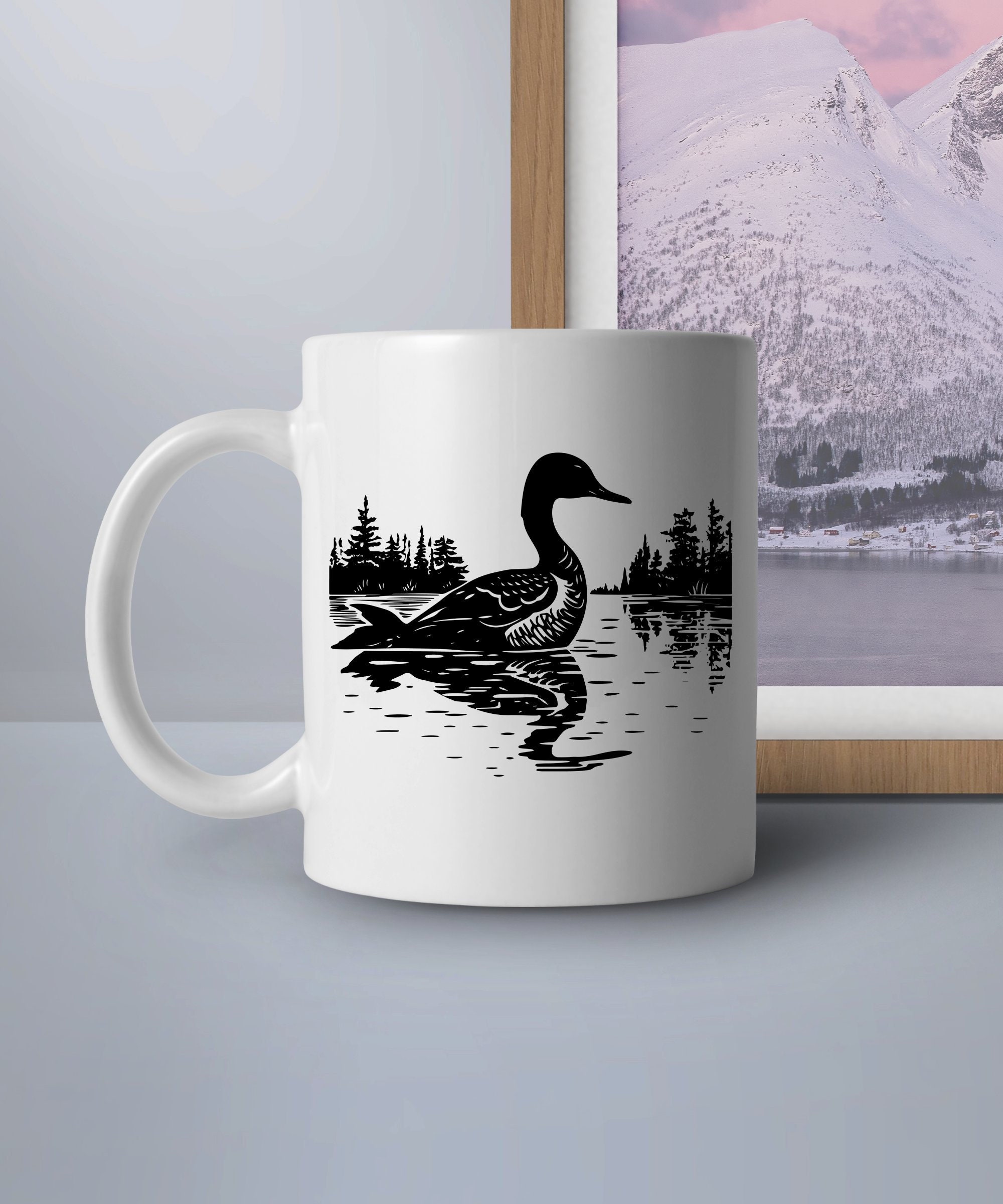 COMMON LOON SVG, Lake Loon Svg Files for Cricut, Common Loon Clipart ...