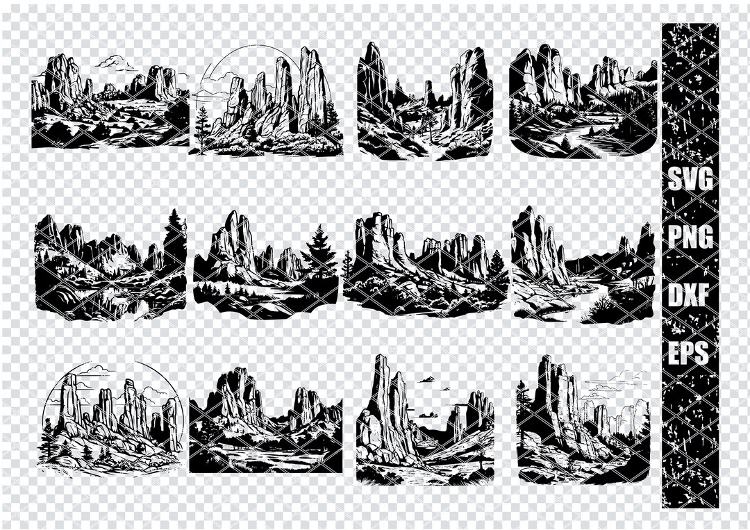 PINNACLES NATIONAL PARK Svg, Pinnacles Park California Svg Files for ...