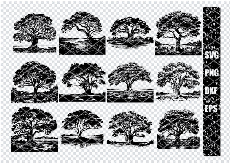 LAHAINA BANYAN TREE Svg, Hawaii Banyan Tree Svg Files for Cricut ...