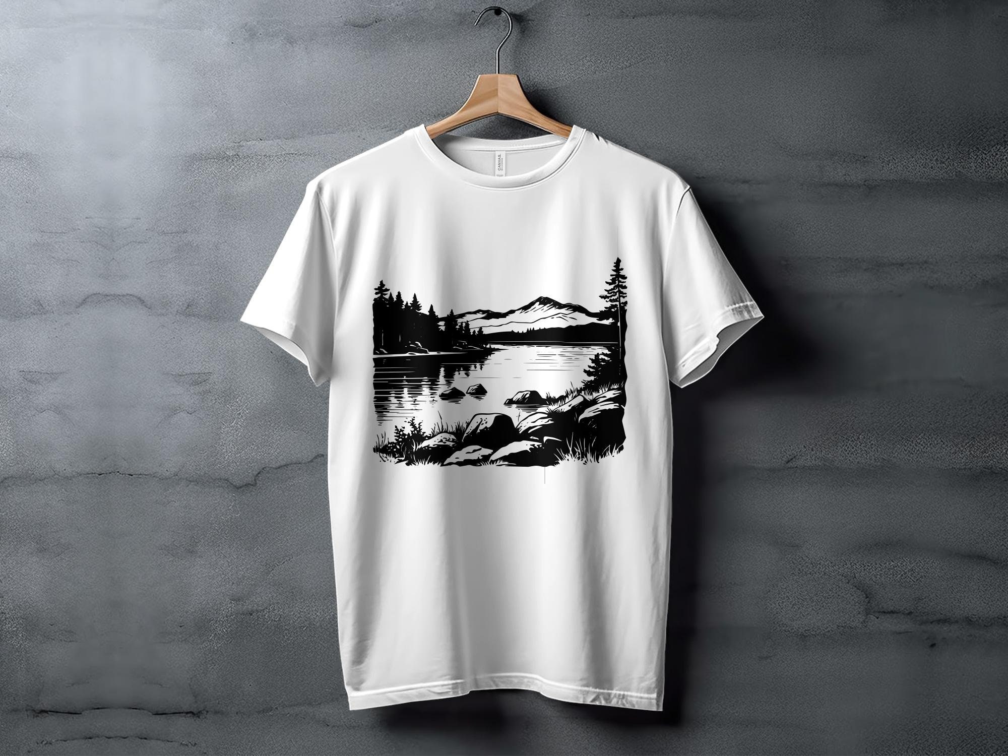 LAKE GEORGE NY Svg, Lake Adirondack Svg Files for Cricut, Fishing Lake ...