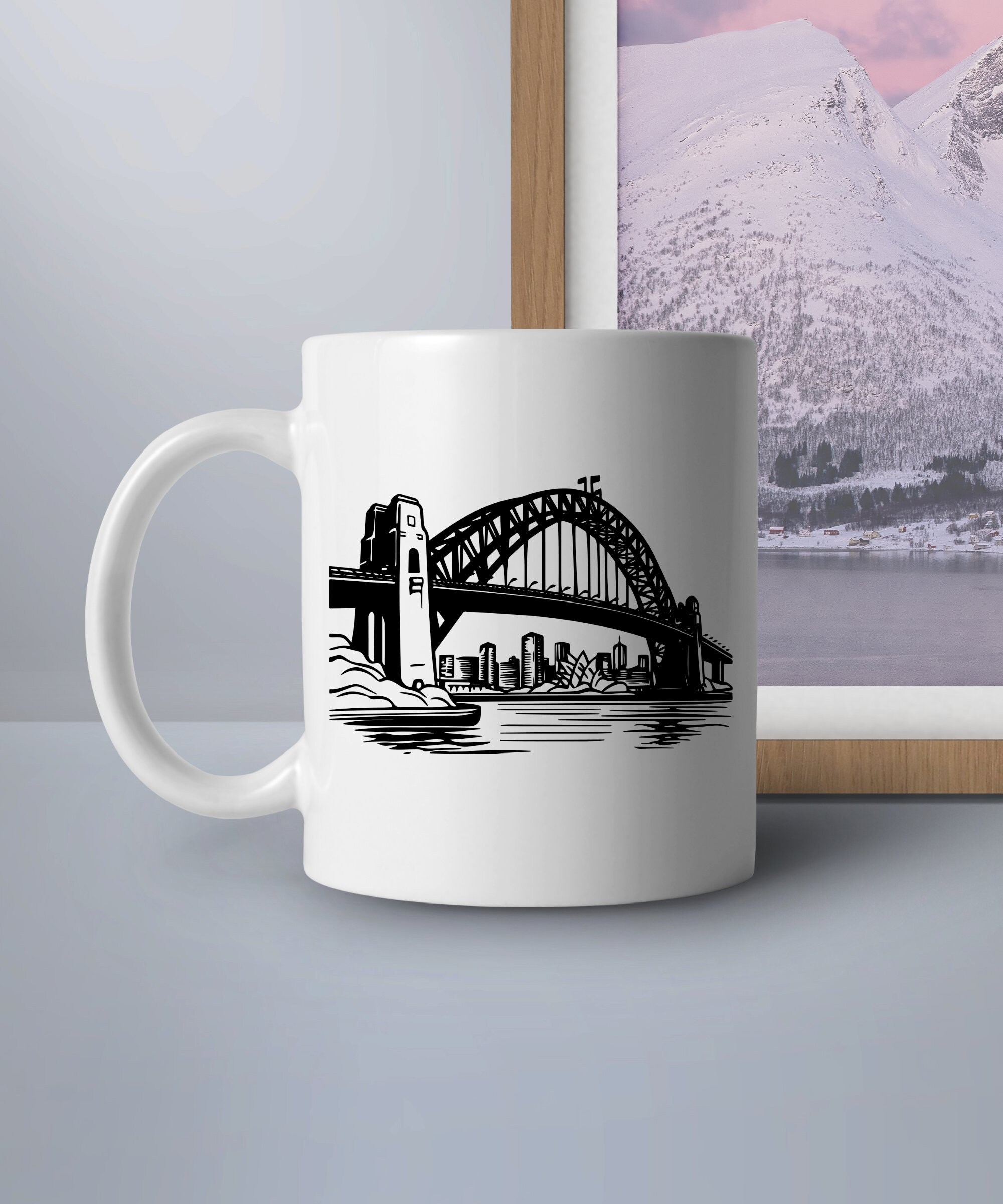 SYDNEY HARBOUR BRIDGE Svg, Sydney Harbour Svg Files for Cricut, Harbour ...