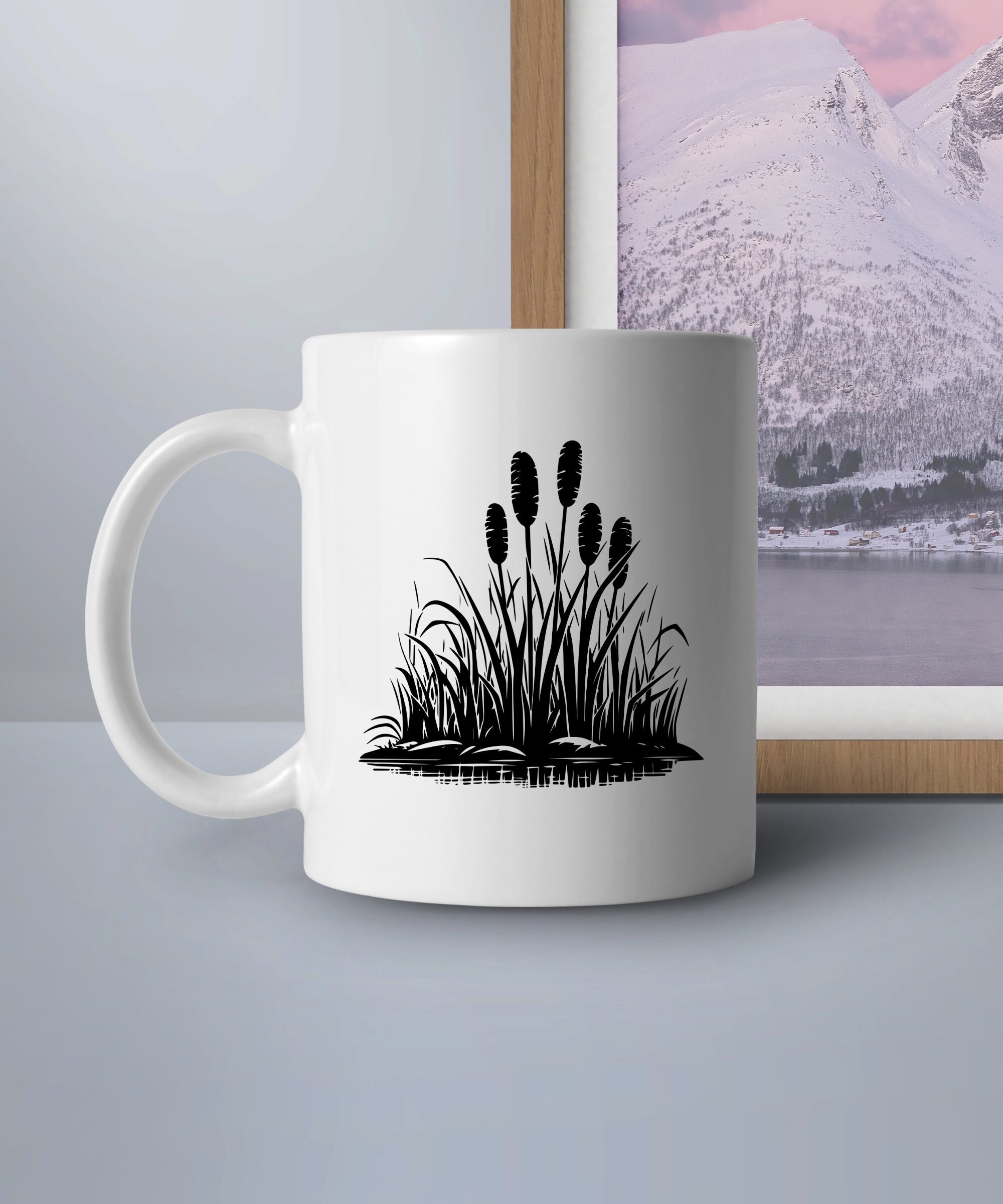 CATTAIL REED GRASS Svg, Cattail Swamp Grass Svg Files for Cricut ...