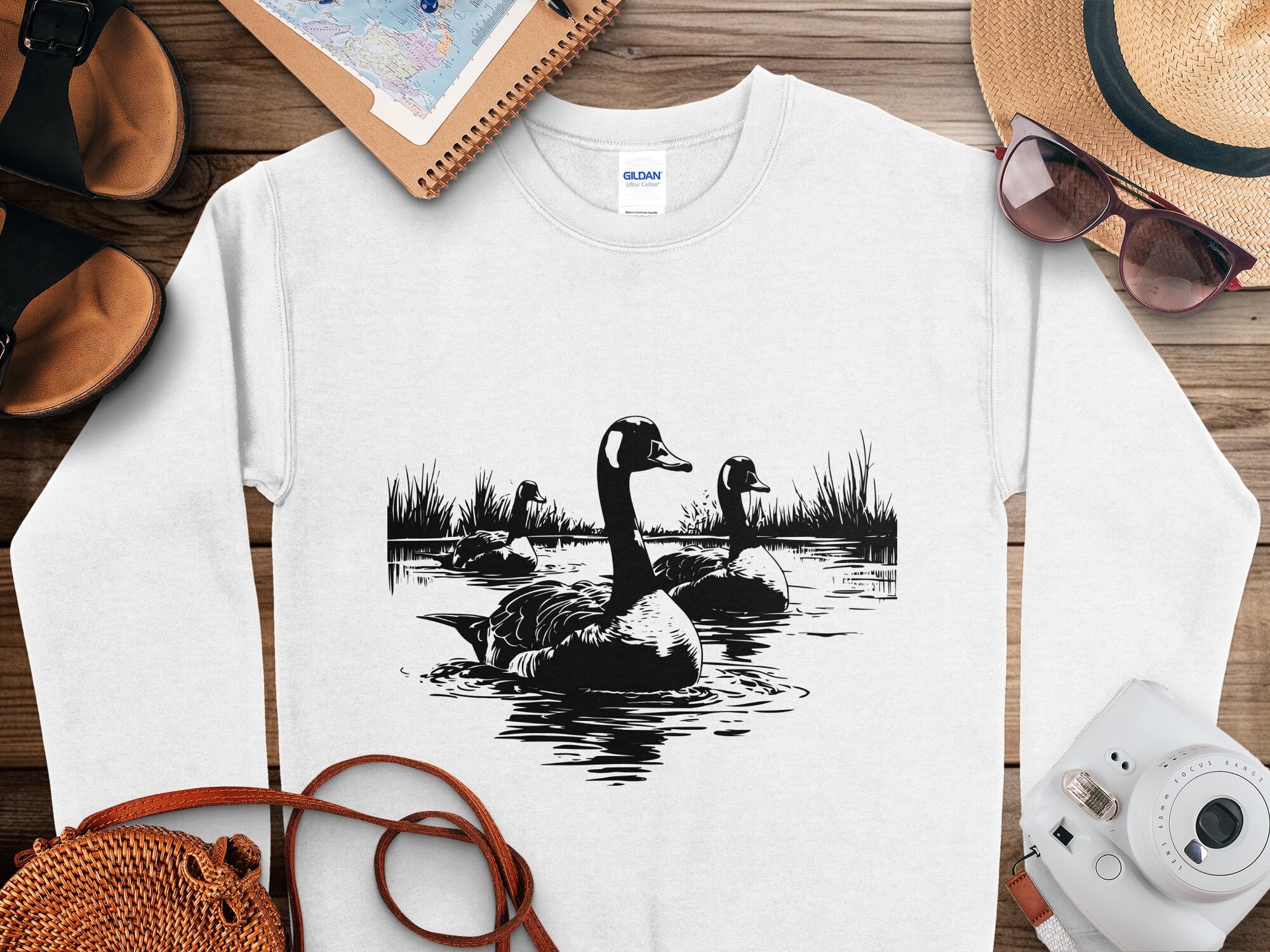 WILD GOOSE SVG, Canadian Geese Svg Files for Cricut, Geese Clipart ...