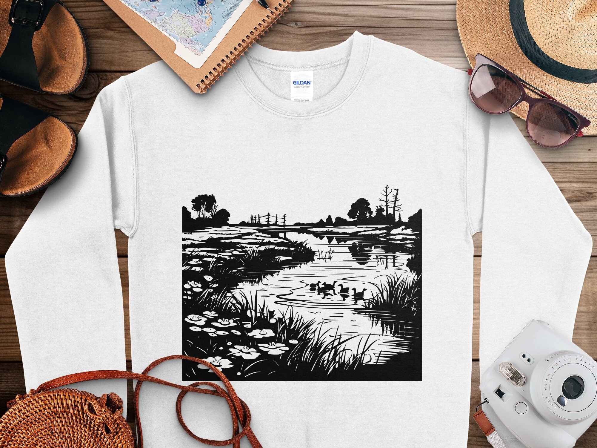 WATER POND SVG, Pond Lagoon Svg Files for Cricut, Water Reservoir ...