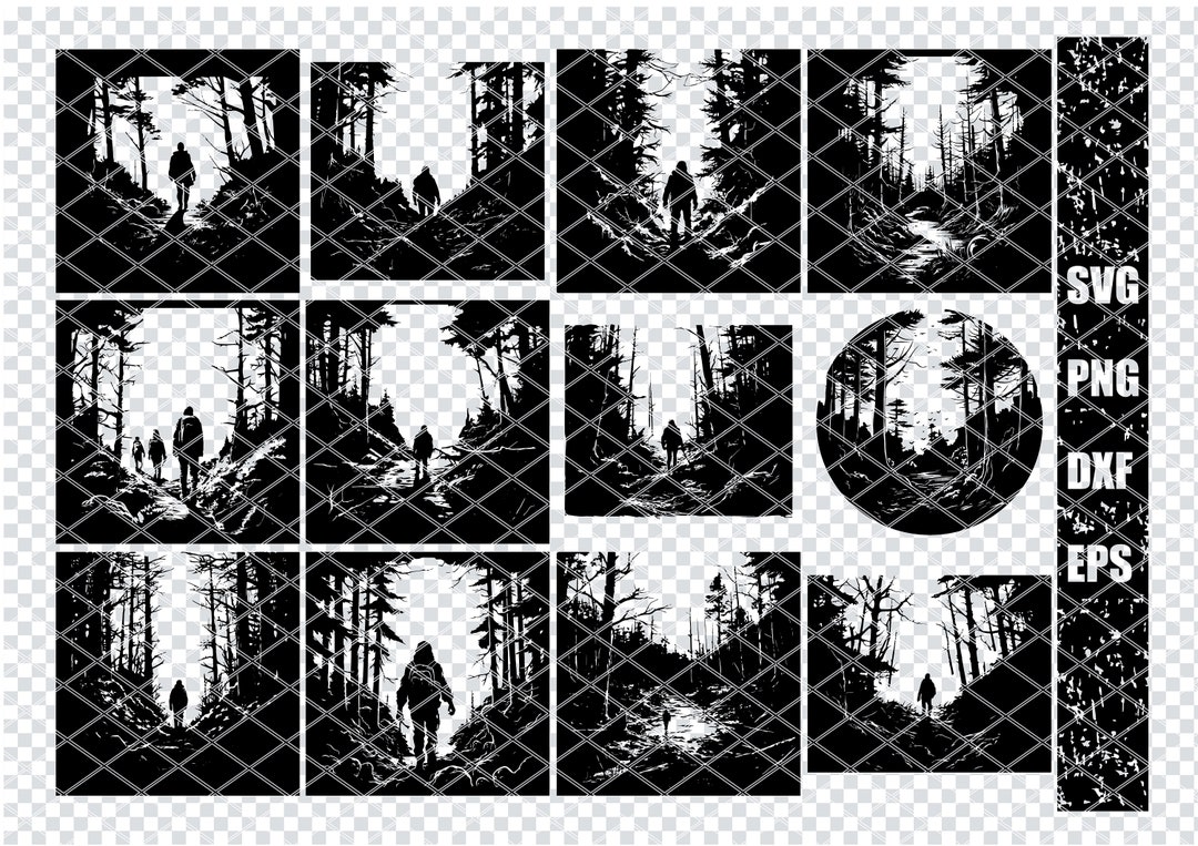 AOKIGAHARA HAUNTED FOREST Svg, Haunted Woodland Svg Files for Cricut ...