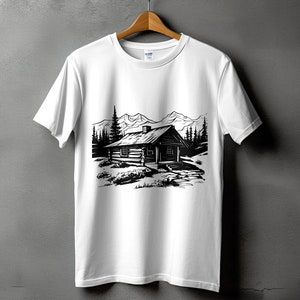 RUSTIC LOG CABIN Svg, Rustic Forest House Svg Files for Cricut ...