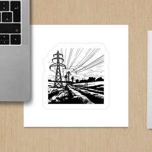 ELECTRIC POWER LINES Svg, Power Lines Grid Svg Files for Cricut, Power ...