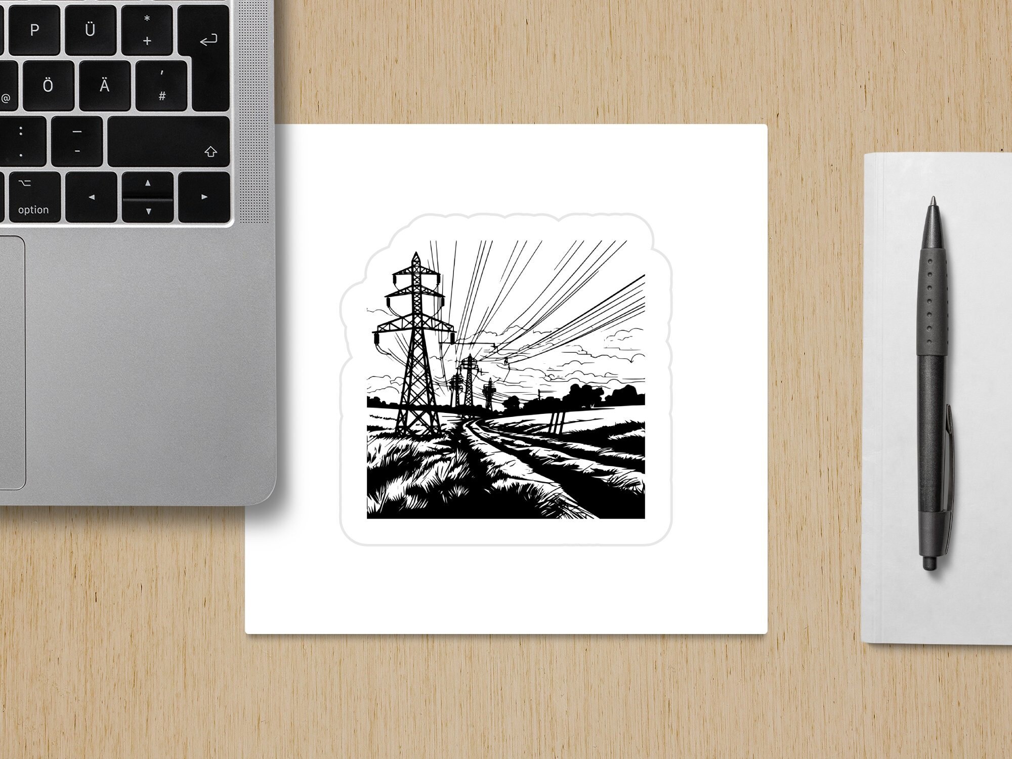 ELECTRIC POWER LINES Svg, Power Lines Grid Svg Files for Cricut, Power ...