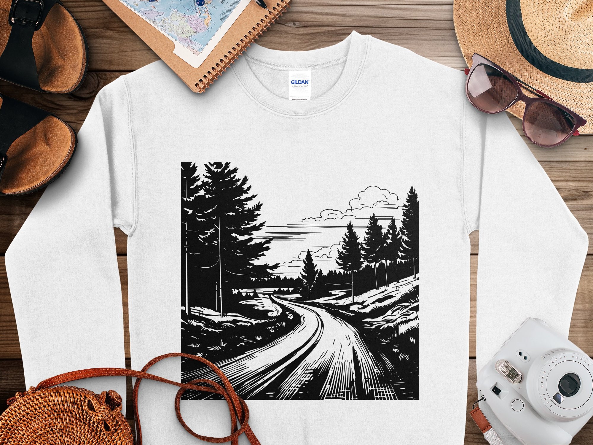 COUNTRY DIRT ROAD Svg, off Road Route Svg Files for Cricut, Gravel Road ...