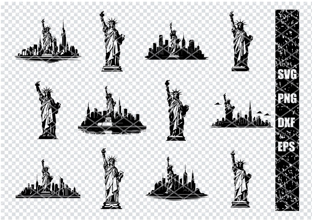 STATUE of LIBERTY SVG, Liberty Statue New York Svg Files for Cricut ...
