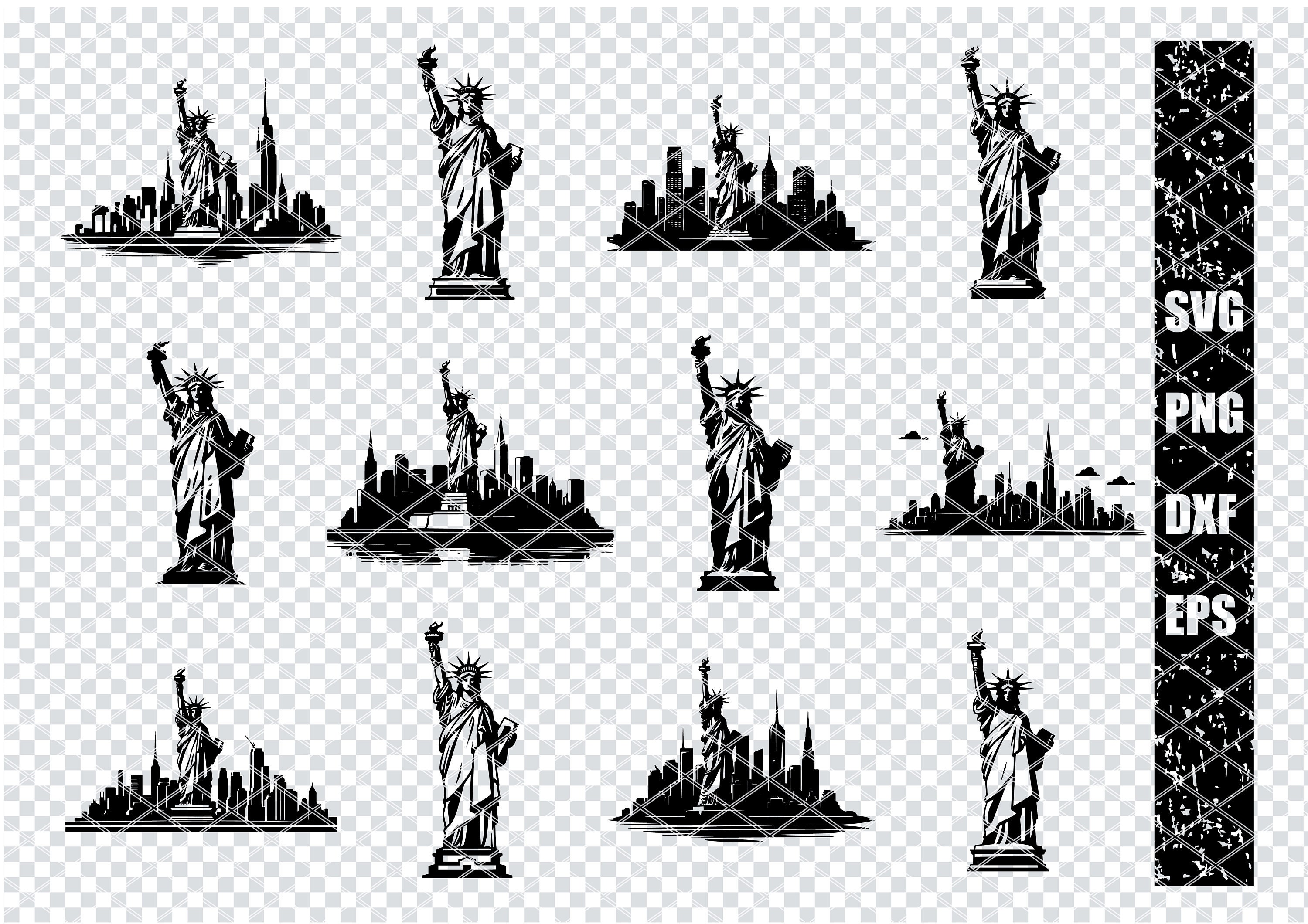 STATUE of LIBERTY SVG, Liberty Statue New York Svg Files for Cricut ...
