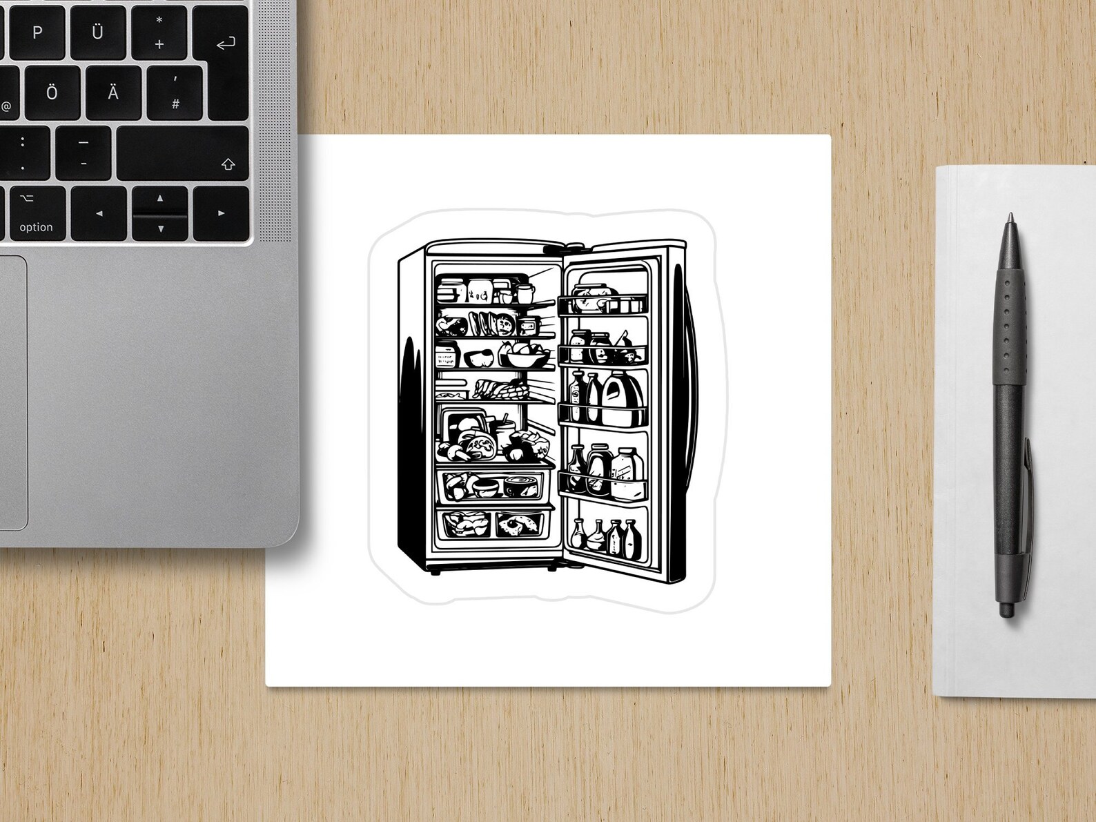 FRIDGE FOOD SVG, Refrigerator Svg Files for Cricut, Fridge Freezer ...