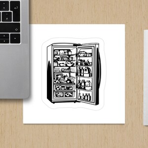 FRIDGE FOOD SVG, Refrigerator Svg Files for Cricut, Fridge Freezer ...