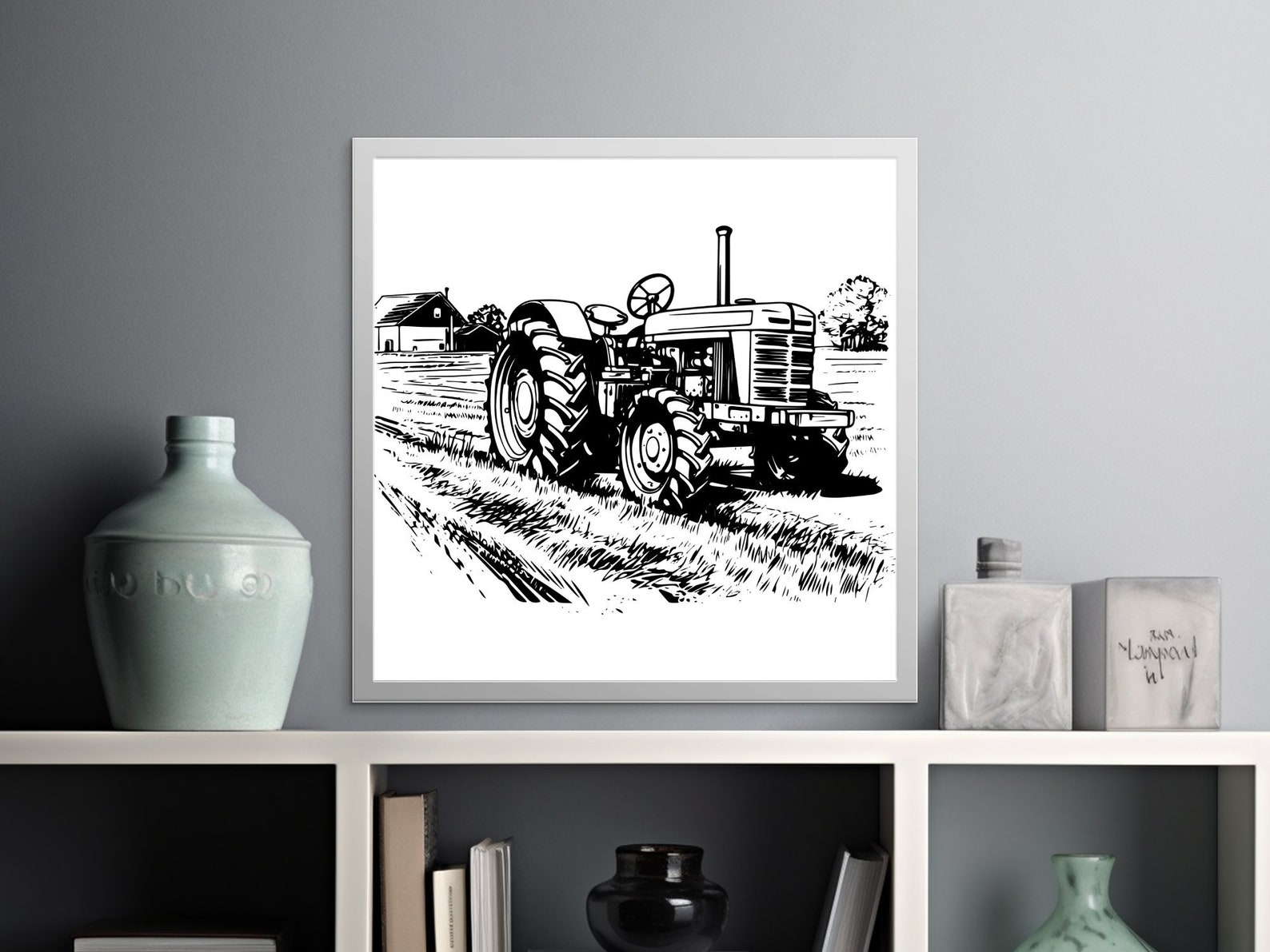 RUSTIC FARM TRACTOR Svg, Rustic Ranch Tractor Svg Files for Cricut, Old ...
