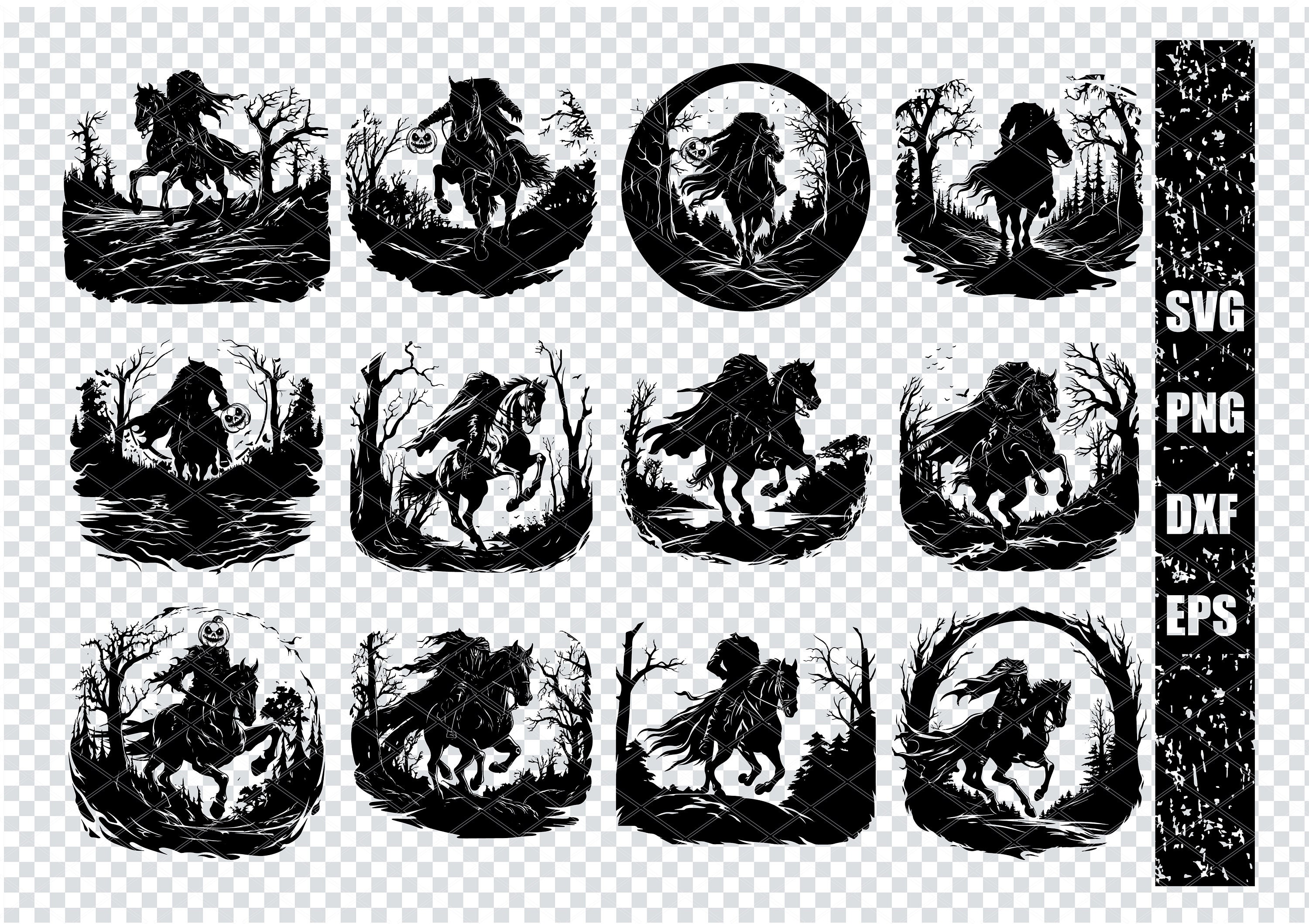 HEADLESS HORSEMAN SVG, Headless Horseman Svg Files for Cricut, Headless ...