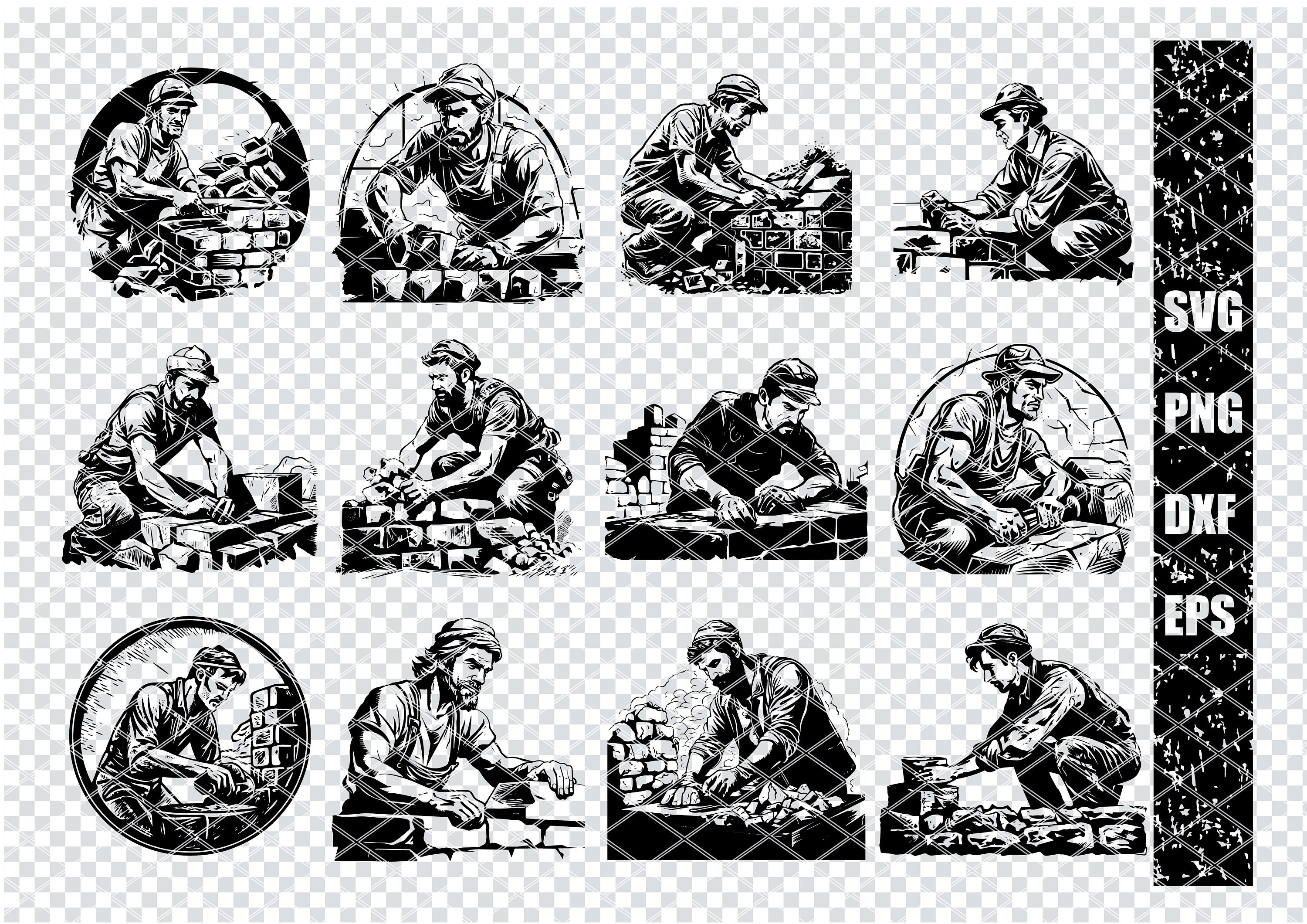 STONE MASON SVG, Stone Mason Svg Files for Cricut, Stone Mason Clipart ...