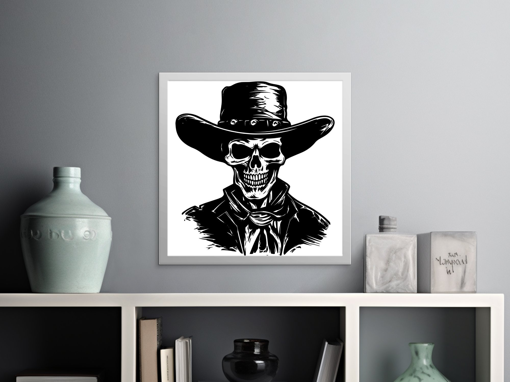 SKELETON COWBOY SVG, Undead Cowboy Svg Files for Cricut, Undead Cowboy ...
