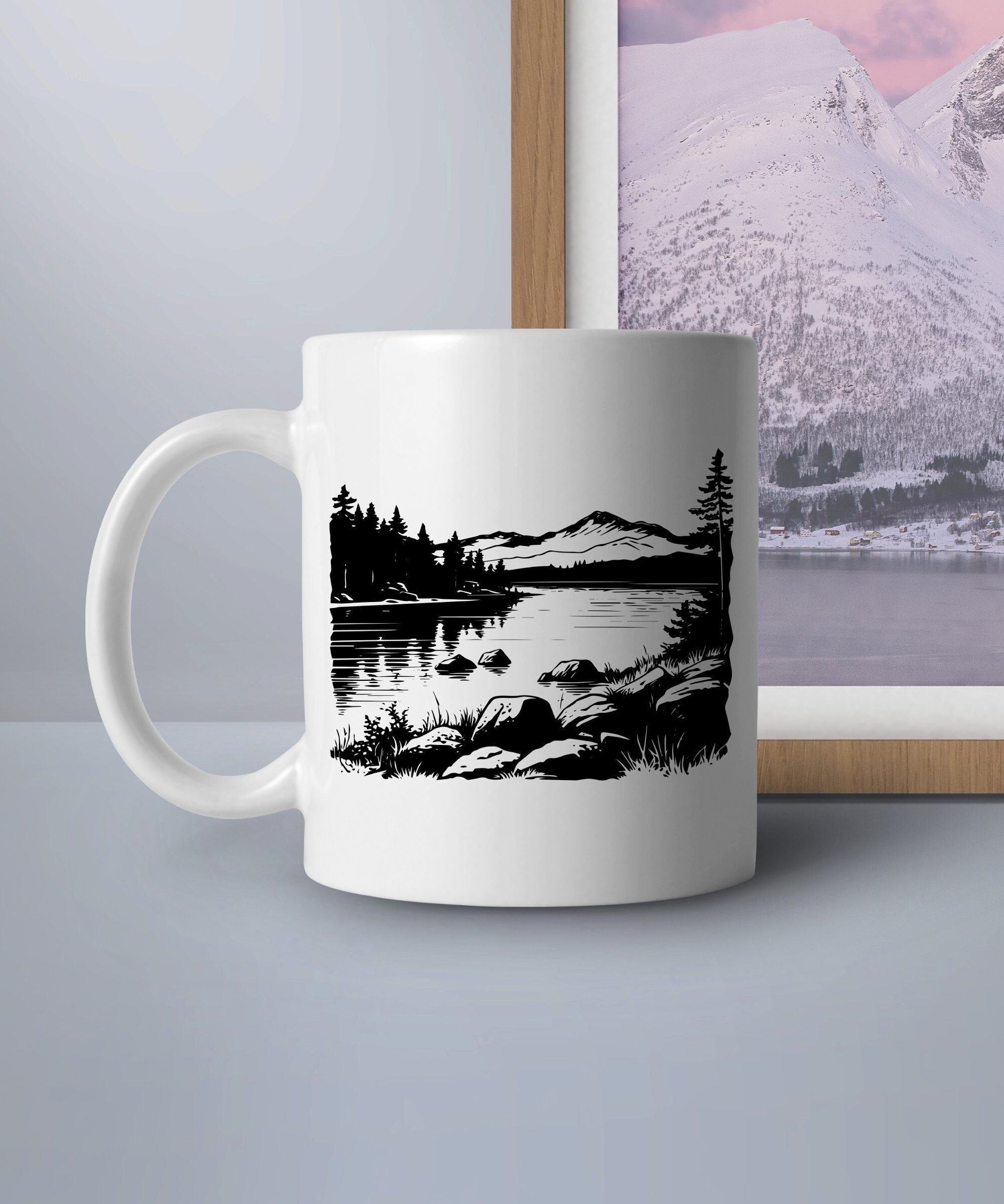 LAKE GEORGE NY Svg, Lake Adirondack Svg Files for Cricut, Fishing Lake ...