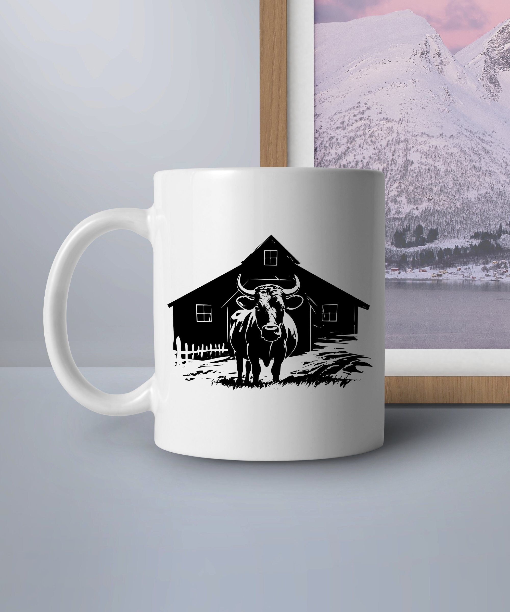 CATTLE BARN SVG, Bovine Ranch Svg Files for Cricut, Heifer Cow Clipart ...