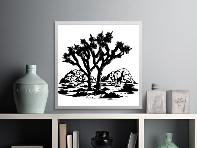 JOSHUA TREE National PARK Svg, Joshua Desert Tree Svg Files for Cricut ...