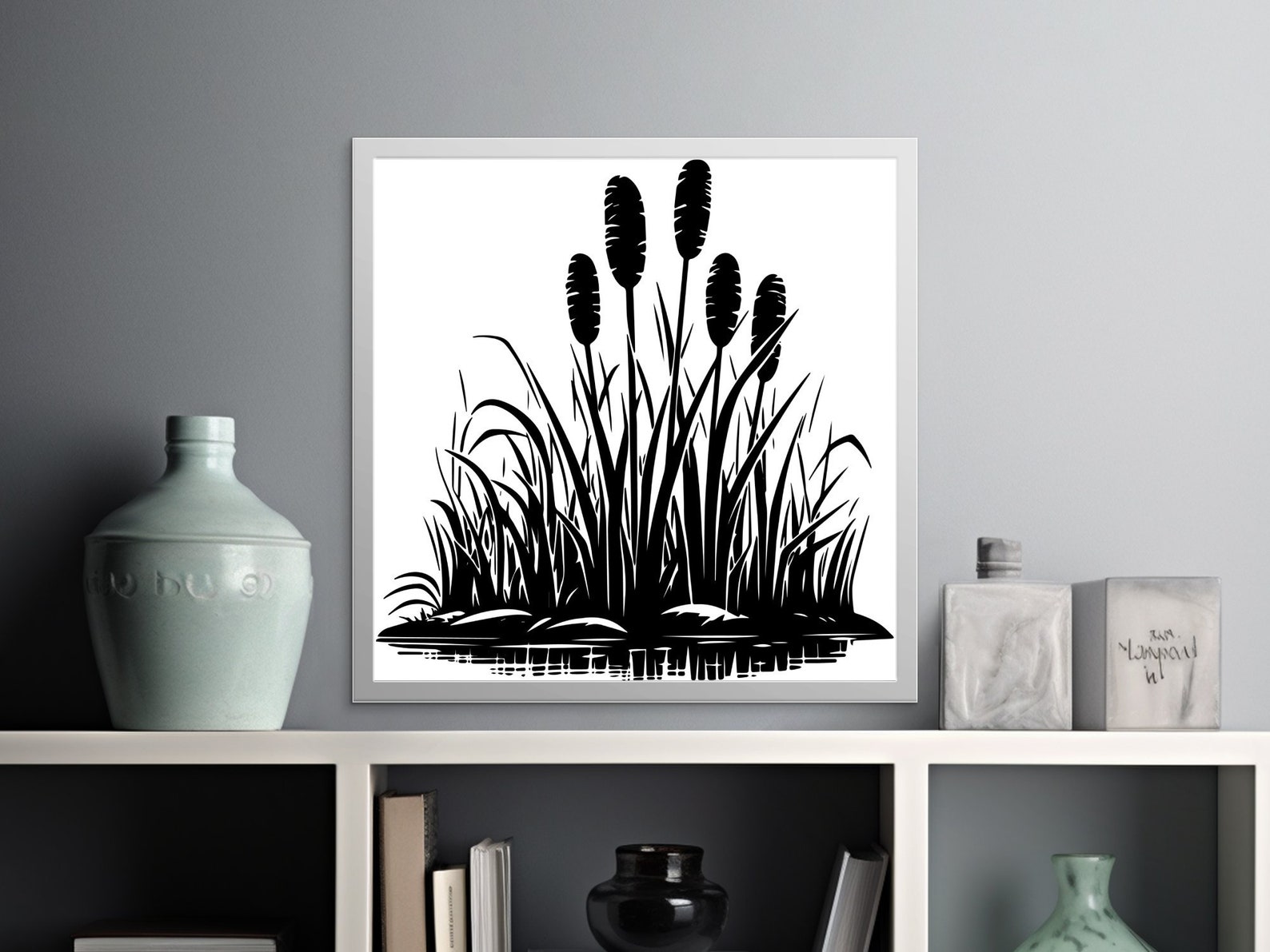 CATTAIL REED GRASS Svg, Cattail Swamp Grass Svg Files for Cricut ...