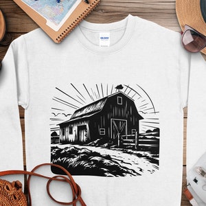 OLD RANCH BARN Svg, Old Ranch Barn Svg Files for Cricut, Ranch House ...