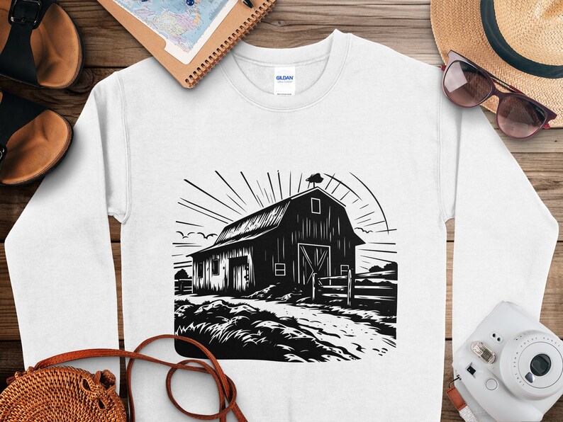 OLD RANCH BARN Svg, Old Ranch Barn Svg Files for Cricut, Ranch House ...