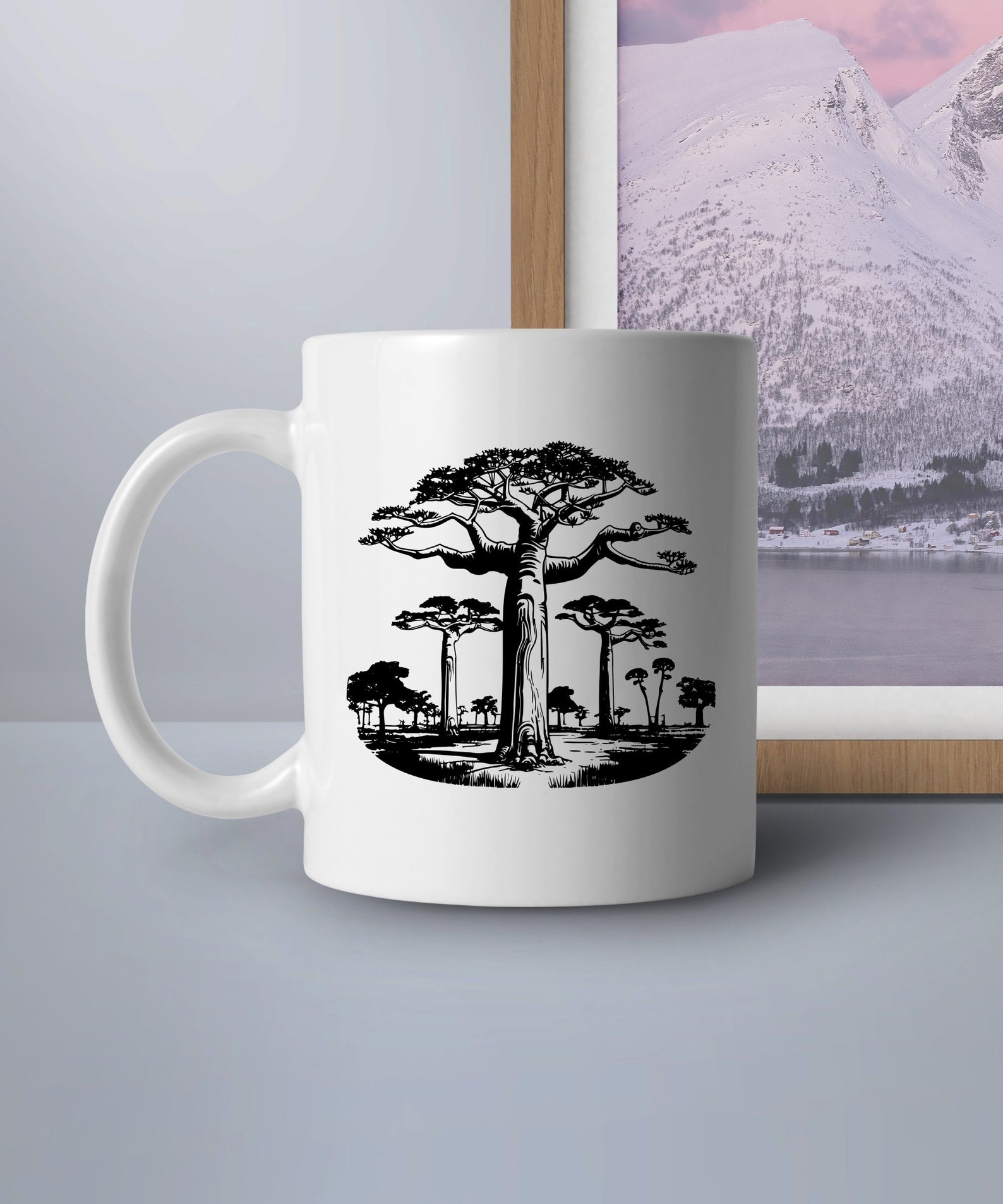 GIANT BAOBAB TREE Svg, Boab African Tree Svg Files for Cricut, Baobab ...