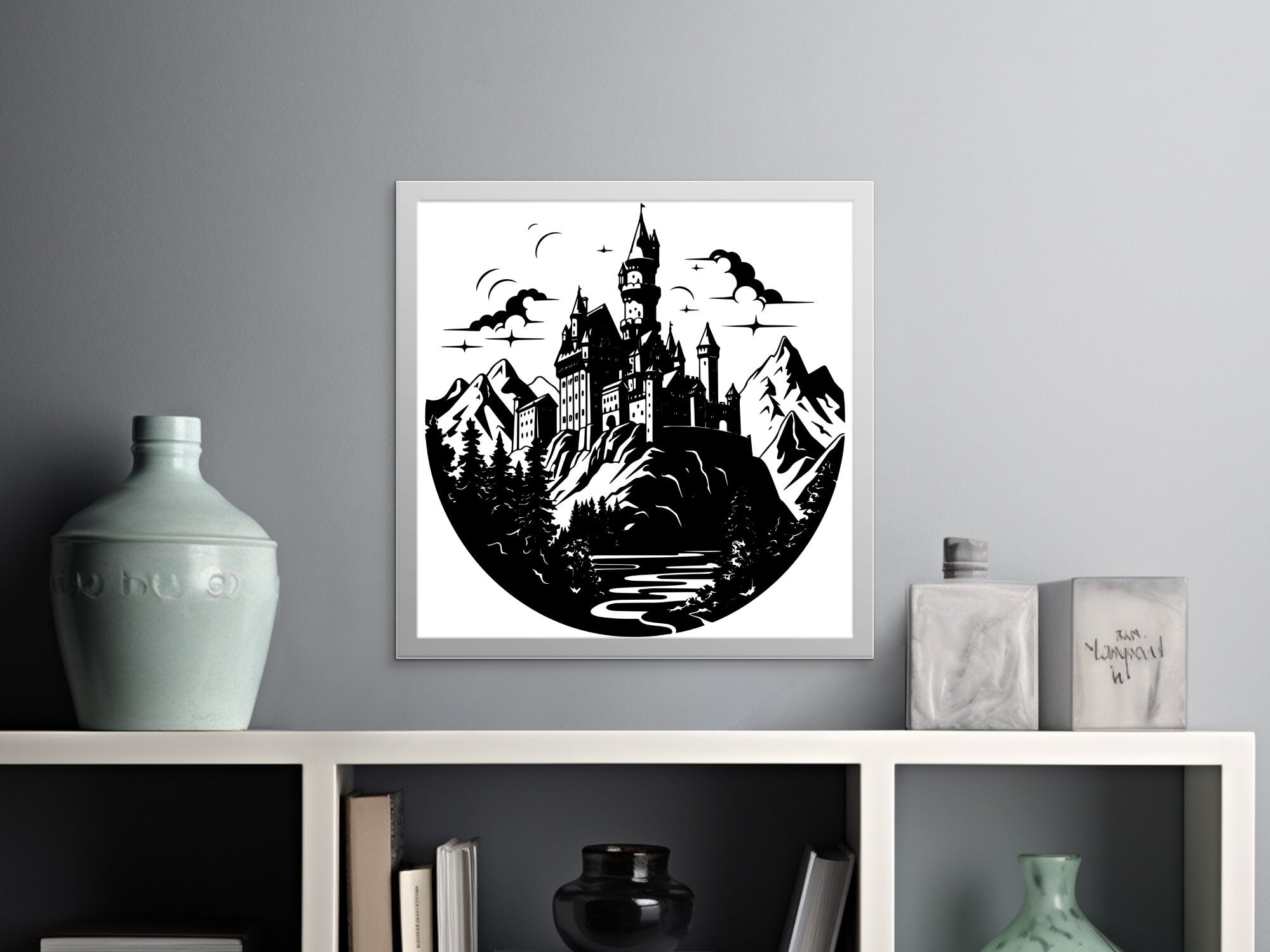 NEUSCHWANSTEIN CASTLE SVG, Neuschwanstein Castle Svg Files for Cricut ...