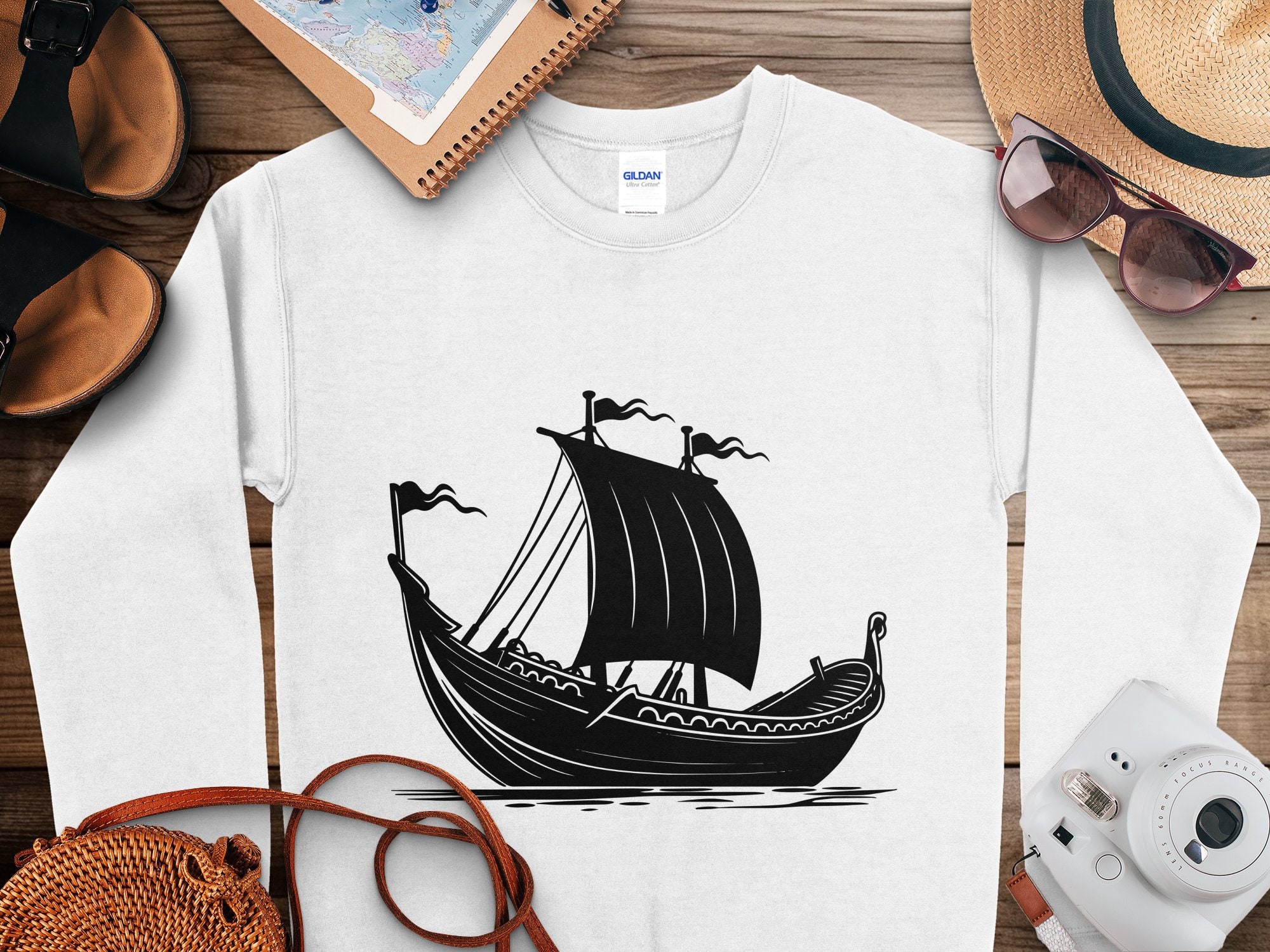 VIKING SHIP SVG, Viking Vessel Svg Files for Cricut, Viking Boat ...
