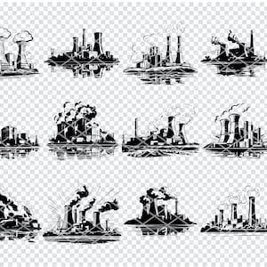 NUCLEAR POWER PLANT Svg, Nuclear Plant Reactor Svg Files for Cricut ...