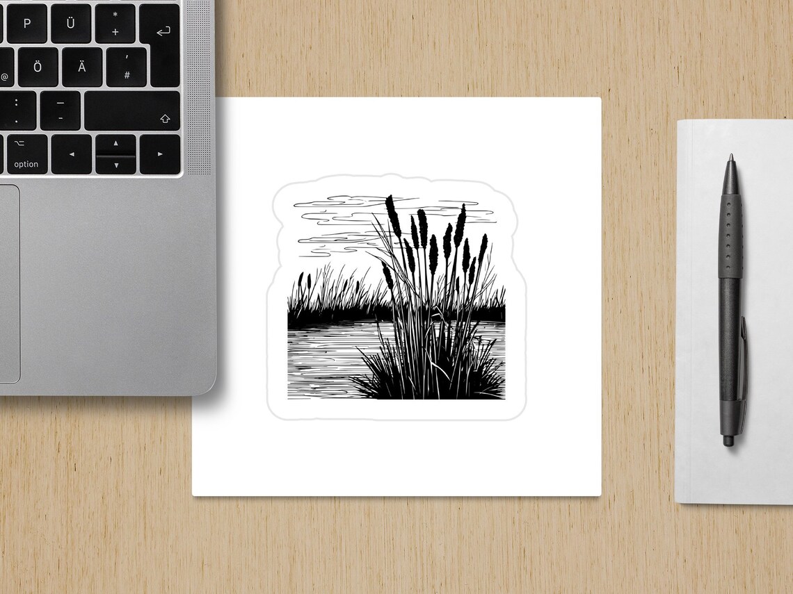 CATTAIL REED GRASS Svg, Cattail Swamp Grass Svg Files for Cricut ...