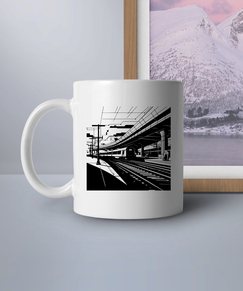 TRAIN RAILWAY SVG, Train Railway Svg Files for Cricut, Metro Train ...