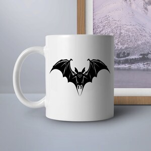 FLYING VAMPIRE BAT Svg, Creepy Gothic Bat Svg Files for Cricut ...