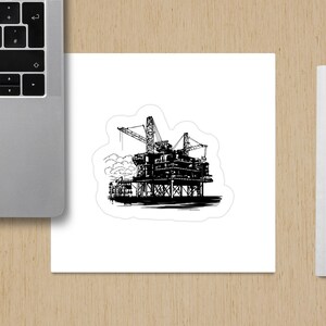 OIL RIG PLATFORM Svg, Offshore Oil Platform Svg Files for Cricut, Oil ...