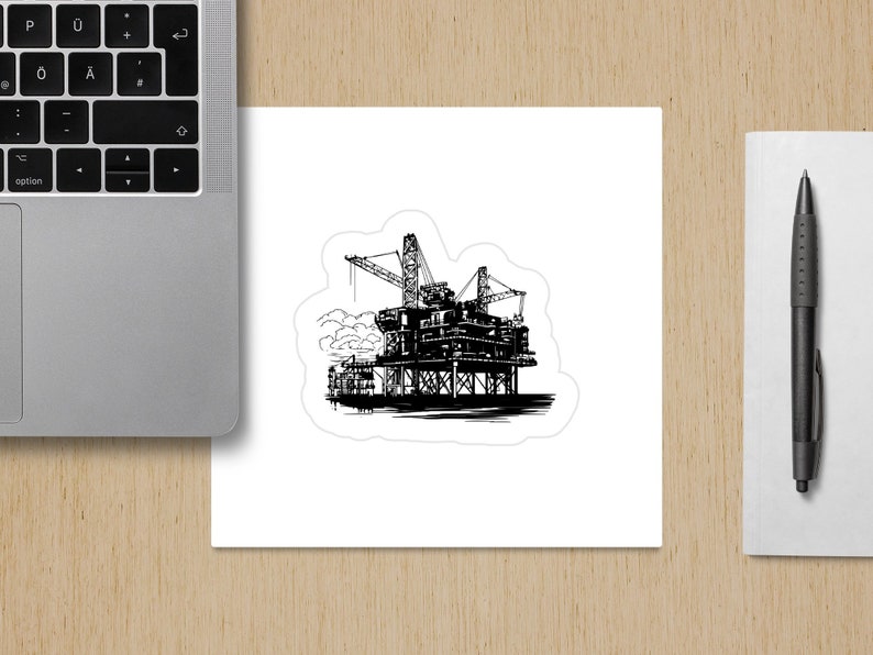 OIL RIG PLATFORM Svg, Offshore Oil Platform Svg Files for Cricut, Oil ...